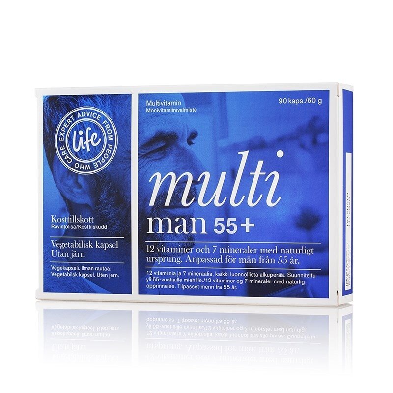 Life MultiMan 55+ Monivitamiini 90 kaps - Life